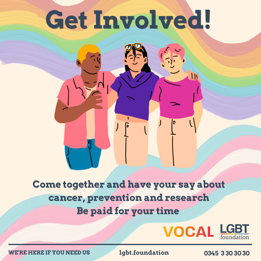 LGBTQI+ People Sought for Exciting Research Project! - Answer Cancer