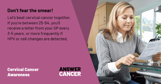 Answer Cancer Cervical Screening Awareness Campaign June 2025 - Answer ...